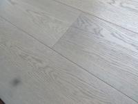 China Light grey Russian Oak Engineered timber Flooring, brushed,  woca oil finished, good quality, for sale