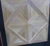China 600*600mm White Oak Parquet Tiles Engineered Wood Floor Tiles Customizable for sale