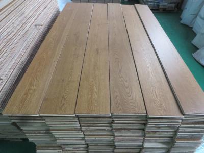 China brushed Russian Oak engineered wood flooring with selected ABC+ grade for sale