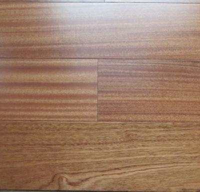 China African Sapele Engineered Wood Flooring Smooth Surface And Natural Lacquered for sale