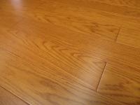 China Teak Stained American White Oak Engineered Flooring 1360psi  Hardness for sale
