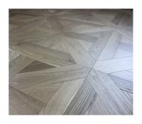 China Natural Smoked Oak Parquet Flooring with 800 x 800MM versailles parquet floor tiles for sale