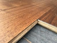 China 18mm American Walnut Engineered Wood Flooring with Stained Finish and 25 Years Residential Warranty for sale