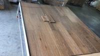 China brushed White Oak engineered wood flooring, 0 tax to American clients from Cambodian factory for sale