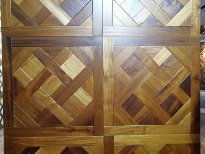 China 14-20MM Thick White Oak Versailles Parquet Flooring Panels Engineered Versailles Panels for sale