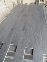 China Dark Grey Oak Engineered wood Flooring, Prime AB Grade & Brushed Finishing for sale