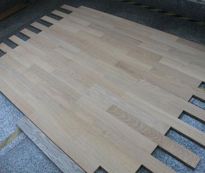 China Unfinished White Oak Engineered Wood Flooring 600 X 70MM No Bevel for sale