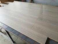 China Light Grey Washed Russian Oak Engineered Hardwood Flooring Premium AB Grade for sale