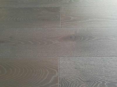China Grey Washed European Oak Wide Plank Paruet Flooring, Character ABCD Grade for sale