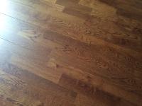 China 3 layers 3 strips lacquered oak engineered wood flooring, different stains for sale