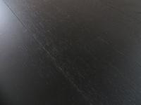 China fully black color oak multi layers wood flooring, brushed surface for sale