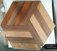 China Hexagon Wood Engineered Parquet Flooring With Different Styles And Mixed Woods for sale