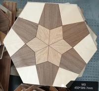 China Hexagon Wood Engineered Parquet Flooring With Different Styles And Mixed Woods for sale
