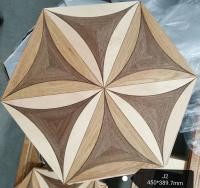 China Hexagon Wood Engineered Parquet Flooring With Different Styles And Mixed Woods for sale
