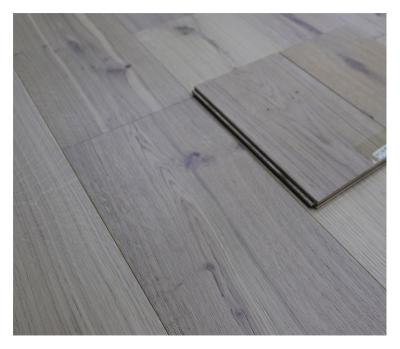 China White Oiled Oak 3 Layers Wood Flooring, 220MM, DEF Grade, Click Joint for sale