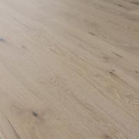 China Popular Brushed White Washed UV Lac Oak Engineered Wood Flooring, Thickness 15/4mm for sale