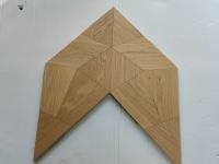 China Diamond Shaped Oak Engineered Wood Flooring, Unique Design, ABC Grade for sale
