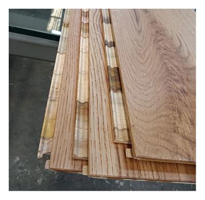 China 3 Layers European Oak Engineered Flooring with Click Lock and 25 Years Residential Warranty for sale