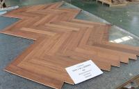 China Herringbone Parquet Flooring in American Walnut with 600 x 90 x 10/4MM Size and UV Lacquer Finish for sale