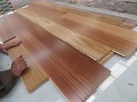 China Australian Spotted Gum Engineered Timber Flooring Manufactured Timber Flooring Square Edged for sale