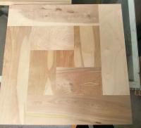 China Parquet Oak Flooring Tiles, Unfinished, No Bevel, 600 x 600 x 20/6mm for sale