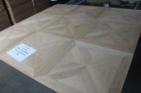 China Parquet Oak Flooring Tiles, Unfinished, No Bevel, 600 x 600 x 20/6mm for sale