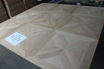 China Parquet Oak Flooring Tiles, Unfinished, No Bevel, 600 x 600 x 20/6mm for sale