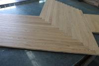 China 55mm Oak Herringbone Parquet Flooring with 4MM Top Veneer and 1200 x 55 x 14MM Size for sale