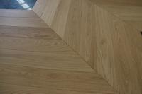 China Prime Grade Euro Oak Chevron Engineered Wood Floor Chevron Pattern Parquet for sale