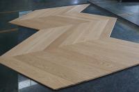 China Prime Grade Euro Oak Chevron Engineered Wood Floor Chevron Pattern Parquet for sale