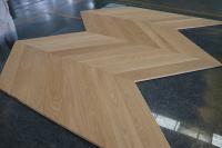 China Prime Grade Euro Oak Chevron Engineered Wood Floor Chevron Pattern Parquet for sale