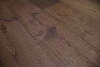 China Dark Smoked, Natural Lacquered Oak Wide Plank Flooring to EU, Anti-dumping Free for sale