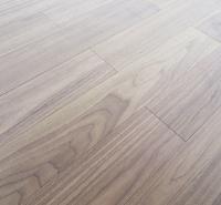 China Slight Brushed Matt American Walnut Engineered Hardwood Flooring Natural Lacquer for sale