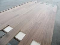 China Slight Brushed Matt American Walnut Engineered Hardwood Flooring Natural Lacquer for sale