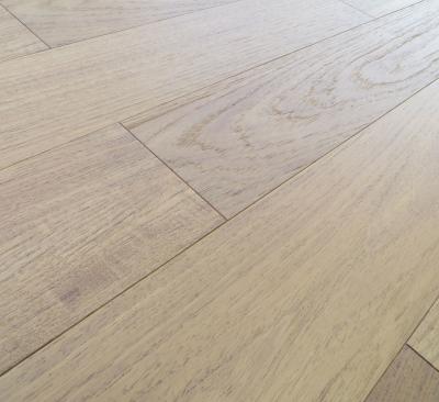 China slight brushed Teak engineered hardwood flooring with natural matt finishing for sale