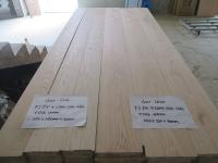 China Unfinished Oak Veneered Door Liner 12mm Oak Lips And Finger Joint Fir Core for sale