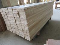 China Unfinished Oak Veneered Door Liner 12mm Oak Lips And Finger Joint Fir Core for sale