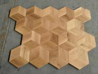 China Oak Hexagonal Parquet Flooring Hexagon Oak Engineered Wood Flooring Elegant Designs for sale