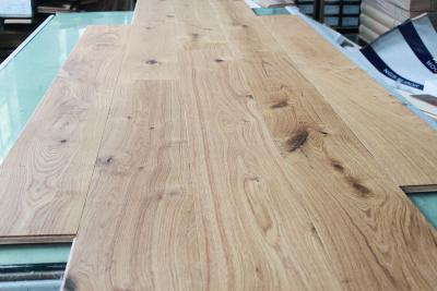 China Natural Oil European Oak Parquet Flooring Smooth Surface Engineered Oak Flooring for sale