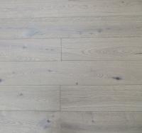 China Smoked rustic Oak engineered parquet flooring, color I for sale