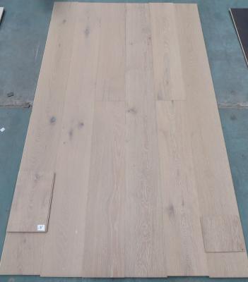 China light Smoked white Oak engineered wood flooring, color N with natural grade for sale