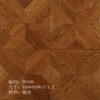 China Different Designs Oak Engineered Parquet Flooring Panels 450 x 450MM for sale