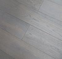China wide plank smoked & brushed European Oak engineered wood flooring, color Q for sale