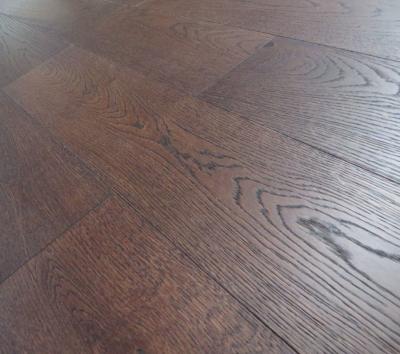 China Mocha stained Oak Engineered Hardwood Flooring, selected ABC for sale