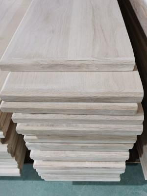 China Prime White Oak Multi-Ply Engineered Wood Stairs Treads Unfinished for Hardwood Flooring for sale