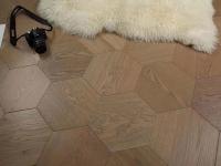 China OEM European Oak Hexagon Parquet Flooring Hexagon Pattern Flooring 89002-B for sale