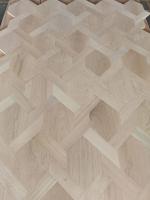 China Unfinished Shaped Oak Parquet Flooring Hexagon & Trapizium Parquet for sale
