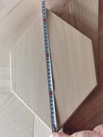 China Unfinished Shaped Oak Parquet Flooring Hexagon & Trapizium Parquet for sale