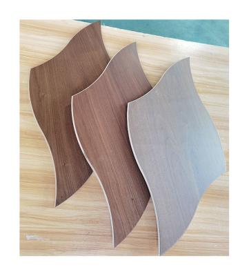 China Modular Geometric Wood Flooring Leaf Shaped Walnut Parquet Flooring for sale