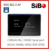 China Customized Control Panel 7 Inch Android POE LED Light Touch Screen For Building Lighting Control for sale
